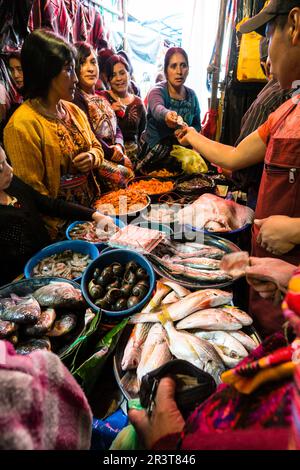 mercado,Chichicastenango ,municipio del departamento de El Quiché, Guatemala, Central America ...