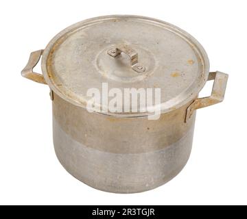 Old aluminum pan Stock Photo - Alamy