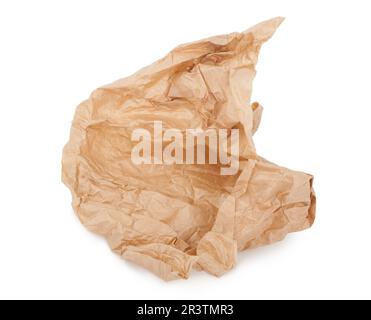 Torn brown Paper Bag isolated on white background Stock Photo - Alamy