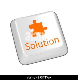 Problem icon. Internet button on white background Stock Photo - Alamy