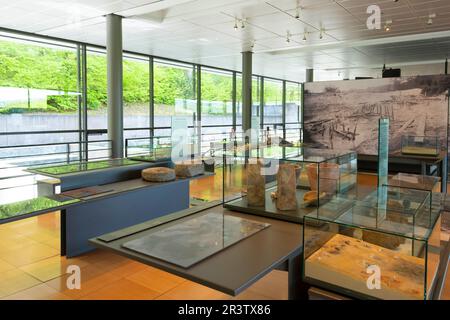 Saint Leger sous Beuvray. The archaeology museum. Mont Beuvray. Saone ...