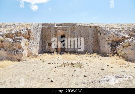 The ancient city of Sogmatar in Sanliurfa, Turkey, was long a religious ...
