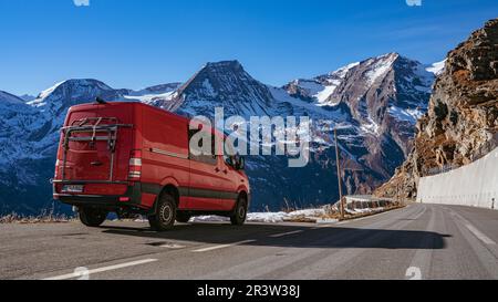 4x4 Campervan, Grossglockner Group, Hohe Tauern, Main Alpine Ridge ...