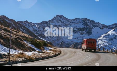 4x4 Campervan, Grossglockner Group, Hohe Tauern, Main Alpine Ridge ...