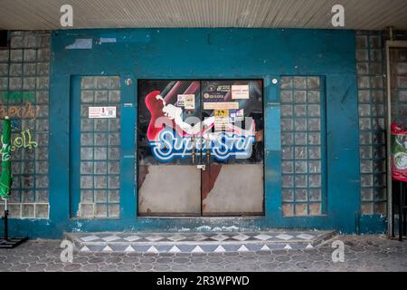 The front of the gogo bar Superstar in Patpong Bangkok Thailand Stock ...
