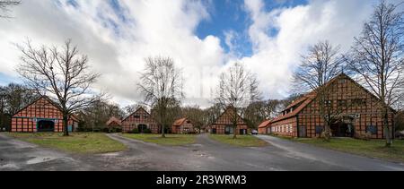 Rundlings villages in the Wendland district LÃ¼chow-Dannenberg Stock ...