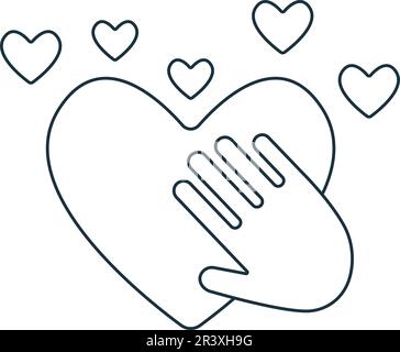 Honesty icon. Monochrome simple sign from core values collection ...