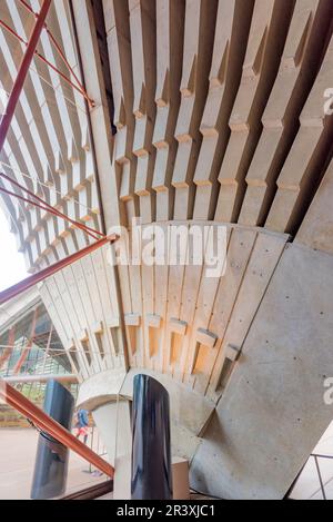 Interior view of Sydney Opera House with harbour view from event space ...