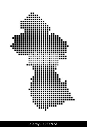 Political map of Guyana Stock Vector Image & Art - Alamy