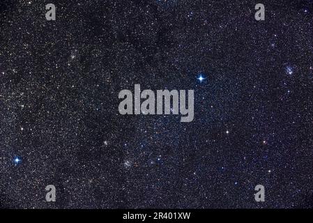 Cassiopeia clusters with Messier 103 Stock Photo - Alamy
