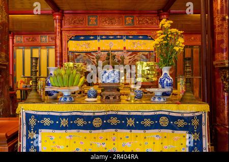 Sung An temple in the complex of the tomb of Minh Mang, the second ...
