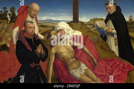 This painting, attributed to the workshop of Rogier van der Weyden, depicts Philip the Good ...