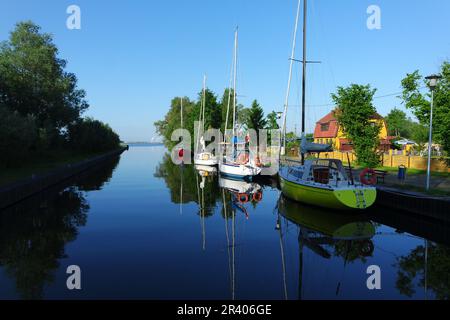 The West Pomeranian Sailing Route, Stepnica Stock Photo - Alamy