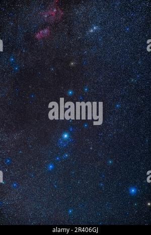 Alpha Persei cluster of stars and Mirfak main star Stock Photo - Alamy