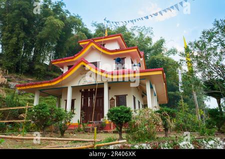 Martam, West Sikkim, India - 23rd March 2004 : Beuatiful view of Martam ...
