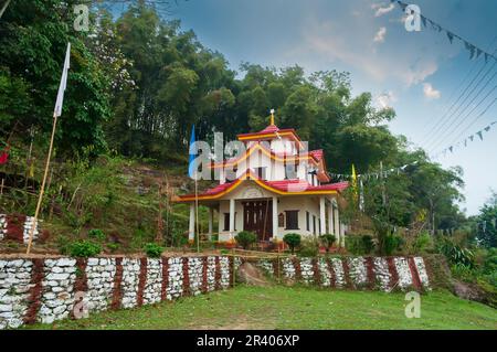Martam, West Sikkim, India - 23rd March 2004 : Beuatiful view of Martam ...