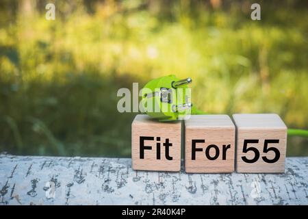 fit for 55, Concept, EU climate package, green transformation ...