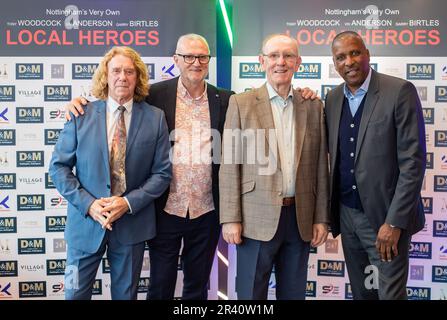 (from left to right) Tony Woodcock, Garry Birtles, Ian Bowyer, Viv ...