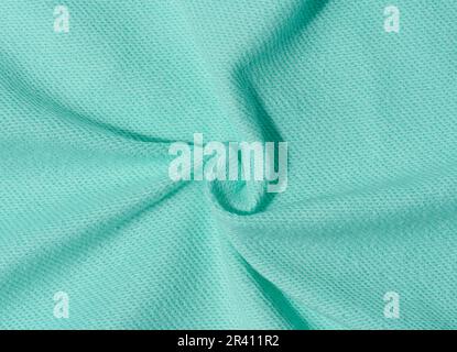 Cotton mint-colored fabric texture for making clothes Stock Photo - Alamy
