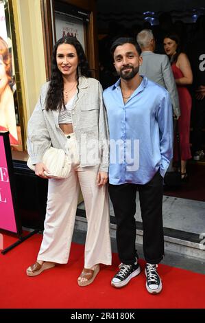 London, UK. Milly Zero and Shiv Jalota at Aspects of Love opening night ...