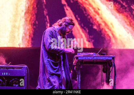 Chet Faker performing live Stock Photo - Alamy