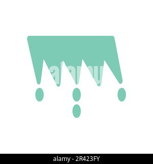 Flat Stalactite Icon Symbol Vector Illustration Stock Vector Image ...