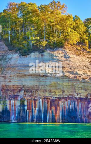 Summer Mountains Landscape with Green forest. Green hills under blue ...
