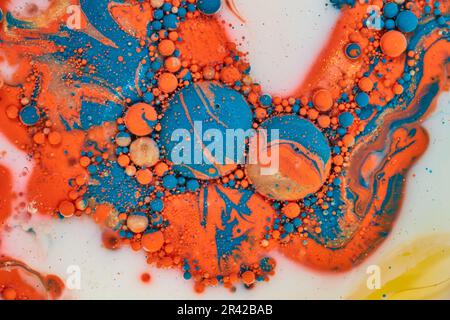 Abstract blue painting as background Stock Photo - Alamy