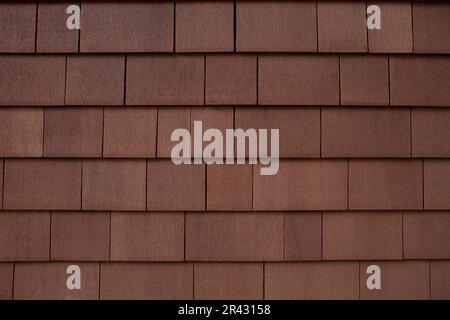 Brown wood shingles, texture and background Stock Photo - Alamy
