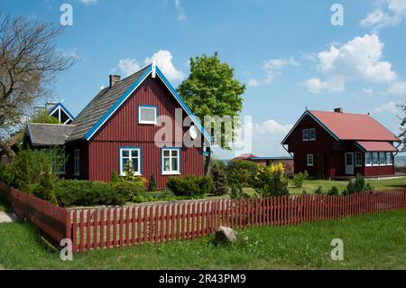 House, Preila, Curonian Spit, Lithuania, Baltic states Stock Photo - Alamy