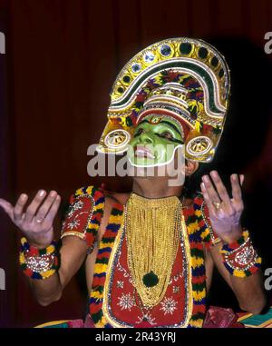 Ottan Thullal, recite and dance art of kerala, india, Asia Stock Photo ...
