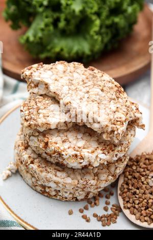 plate of puffed buckwheat Stock Photo - Alamy