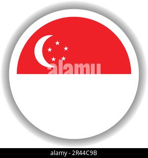 South Africa and Singapore flags for official meeting against ...