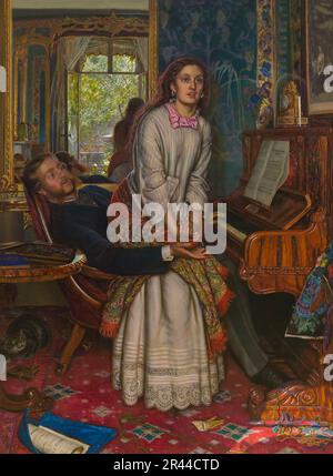 The Awakening Conscience 1853 by William Holman Hunt Stock Photo - Alamy
