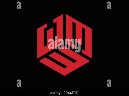 EMW logo. EMW letter. EMW letter logo design. Initials EMW logo linked ...