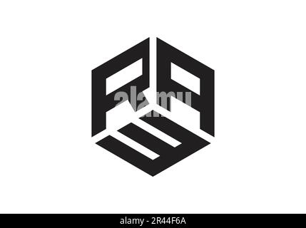RAE Initial Monogram Letter rae Logo Design Vector Template r a e Cube ...
