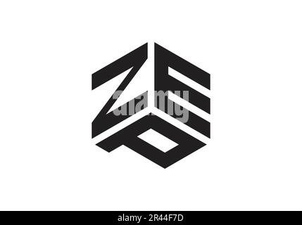 ZEP Initial Monogram Letter PEZ Logo Design Vector Template z e p Cube ...