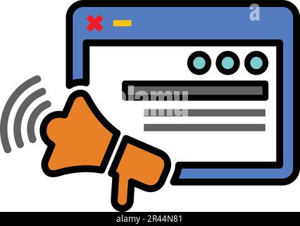 Marketing ads, advertising icon. Beautiful icon symbol for commercial ...