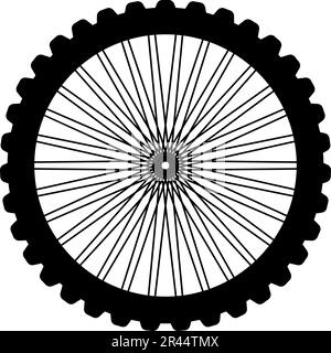 tire motorcycle accessory color icon vector illustration Stock Vector ...