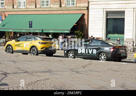 Copenhagen, Denmark, taxis at the taxi stand Stock Photo - Alamy