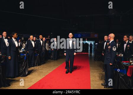 Gen. Duke Richardson, Air Force Materiel Command commander, speaking ...