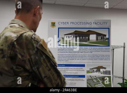 U.S. Air Force Col. Billy Pope, 81st Training Wing commander, tours the ...