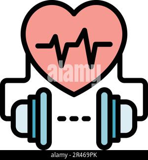 Screen defibrillator icon. Outline Screen defibrillator vector icon for web design isolated on ...