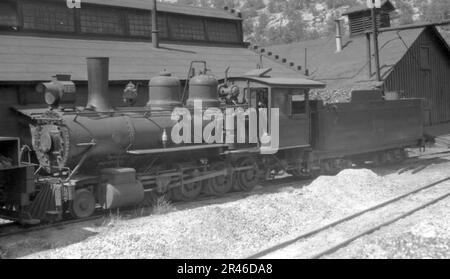 Uintah Railway narrow gauge locomotive engine No 7 Stock Photo - Alamy