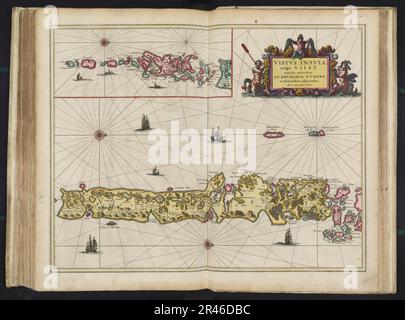 Uistus Insula by Blaeu 1665 Stock Photo - Alamy