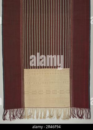 Ulos Ragidup (ceremonial Shoulder Cloth) (Indonesia); cotton Stock ...