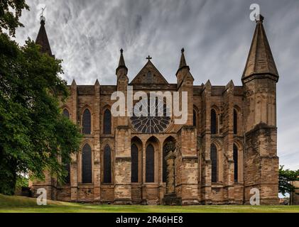 Stained glass in Durham Cathedral Stock Photo - Alamy