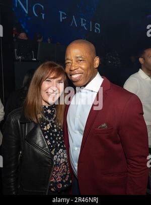 Nicole Miller and NY Mayor Eric Adams attend the Frederick Anderson ...