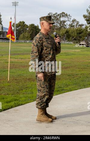 Brig. Gen. Phillip N. Frietze, the outgoing commander of U.S. Marine ...