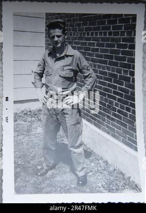Photo of Airmen Richard Devine in the cockpit of a U.S. Air Force KC ...